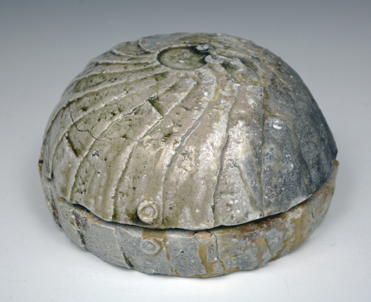 SHINOHARA – Round Ceramic Box with tomobako – The Ren Brown Collection ...