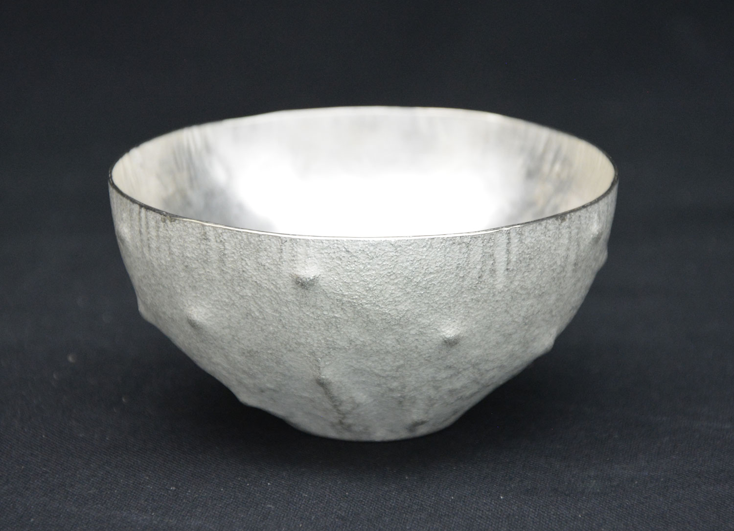 Silver Sake Cup – Dots – The Ren Brown Collection Gallery