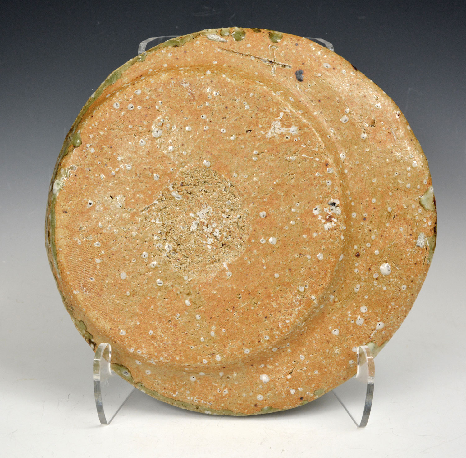 FUKUSHIMA – Iga round plate 501B – The Ren Brown Collection Gallery