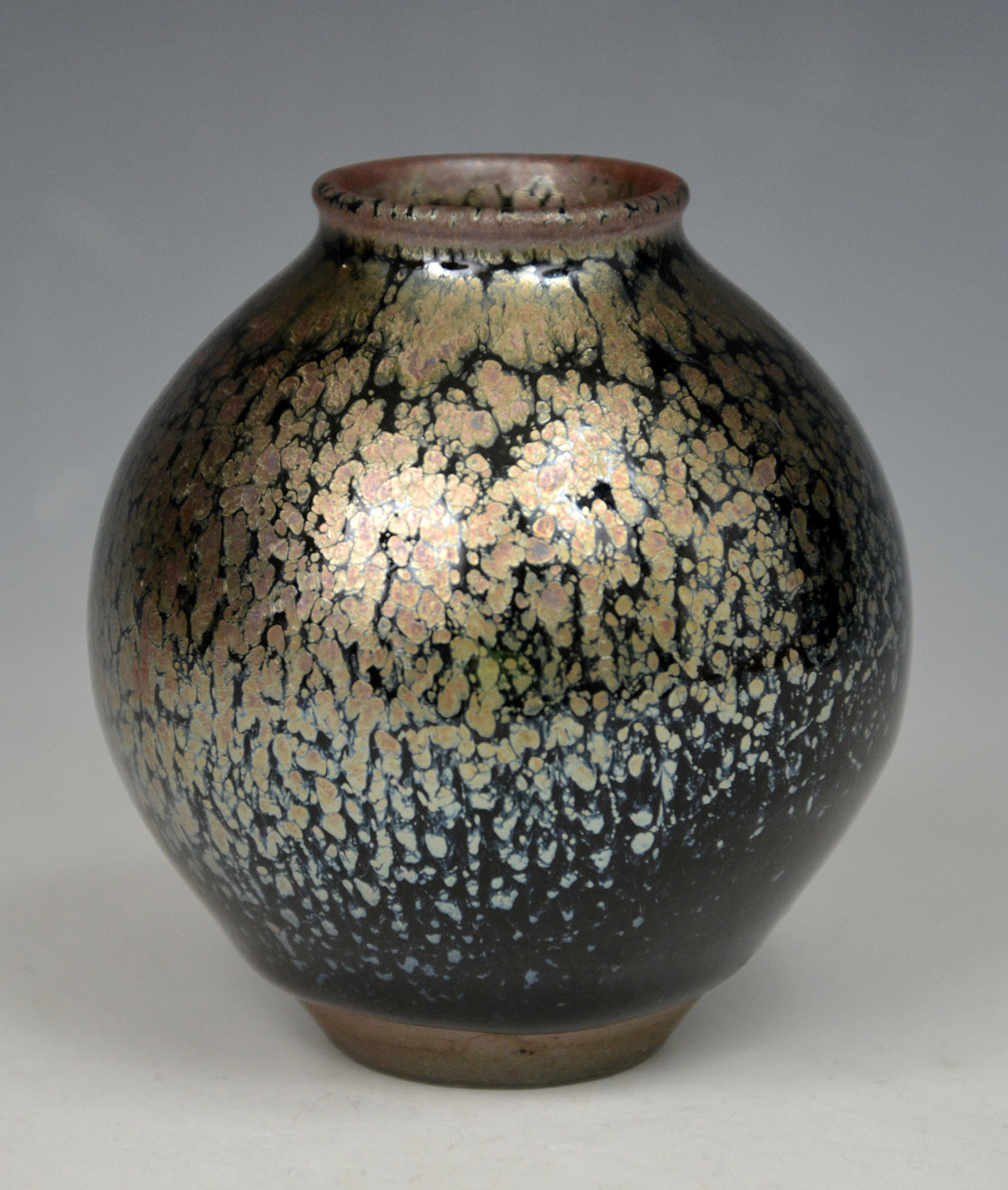FURUTANI Noriyuki – Peach Silver Yuteki Tenmoku Small Vase – The Ren ...