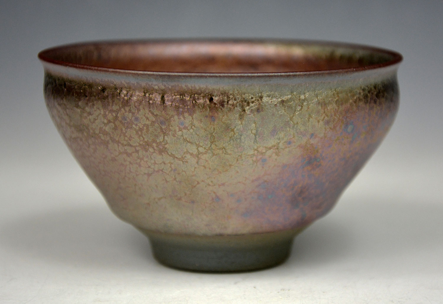FURUTANI Noriyuki – Peach-Silver Tenmoku Tea Cup with tomobako #9 – The ...