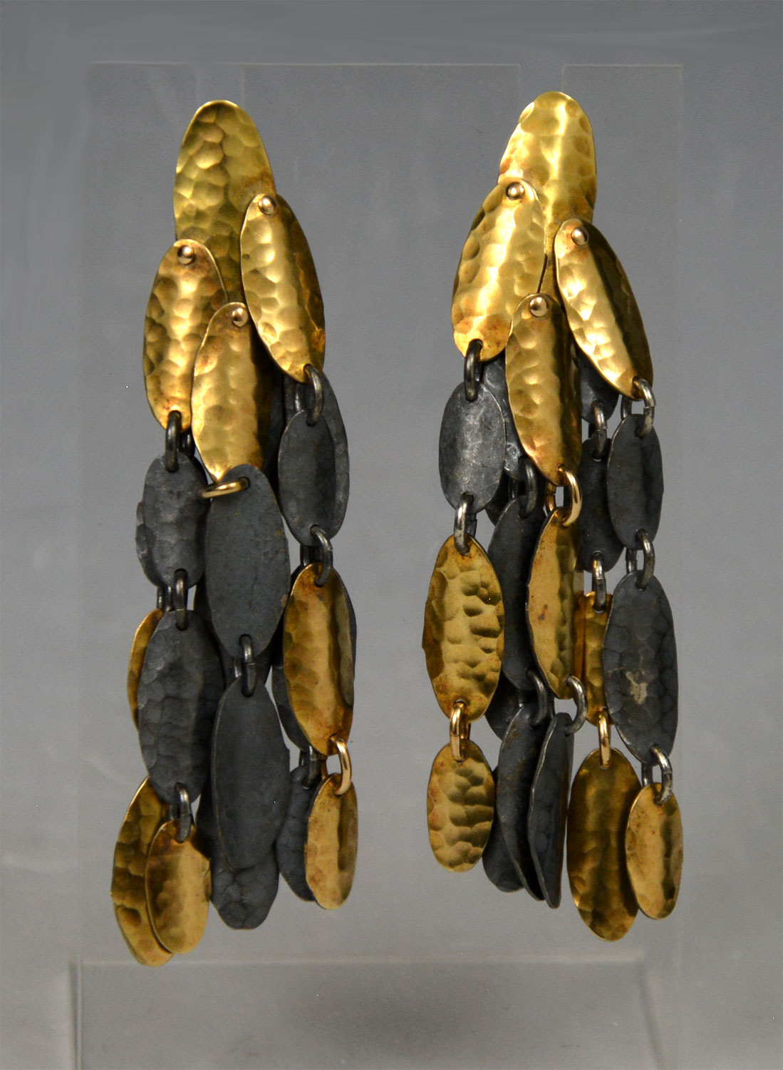 Earrings – Bi-metal (Silver and Gold) – The Ren Brown Collection Gallery