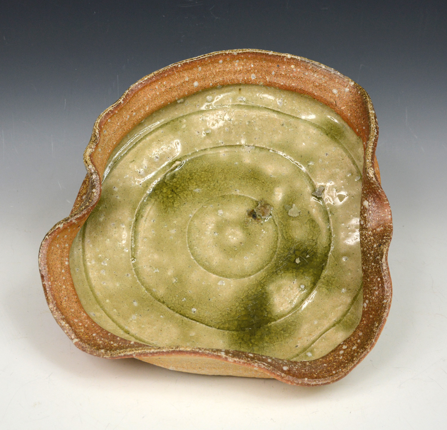 KATO – Shigaraki Warped Plate – The Ren Brown Collection Gallery